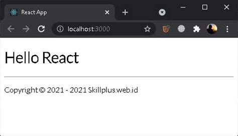 menambahkan css pada aplikasi react skillplus