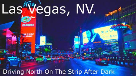 Las Vegas, NV. - 4K HDR - A Relaxing Night Drive, Northbound On The ...