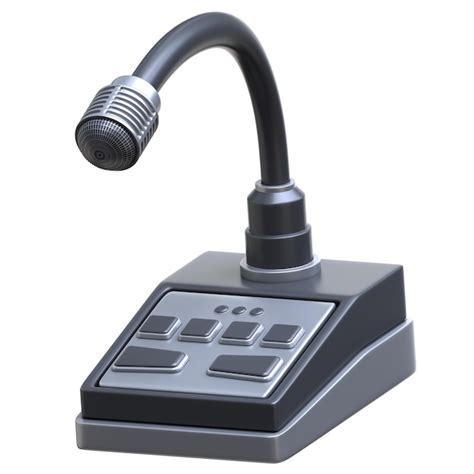 Premium Photo 3d Illustration Rendering Icon Intercom Microphone