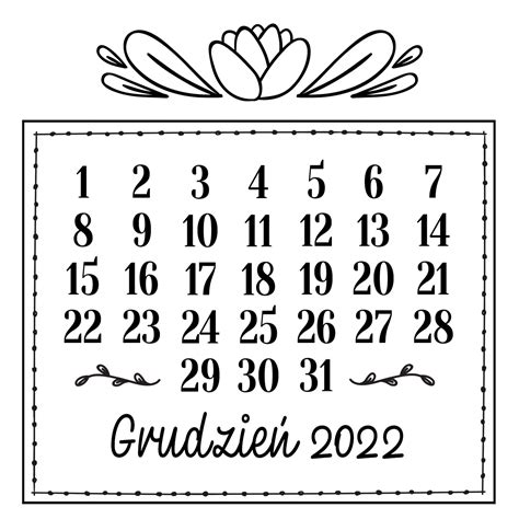 Kalendarze Na 2022 Rok Potworkowa Handmade