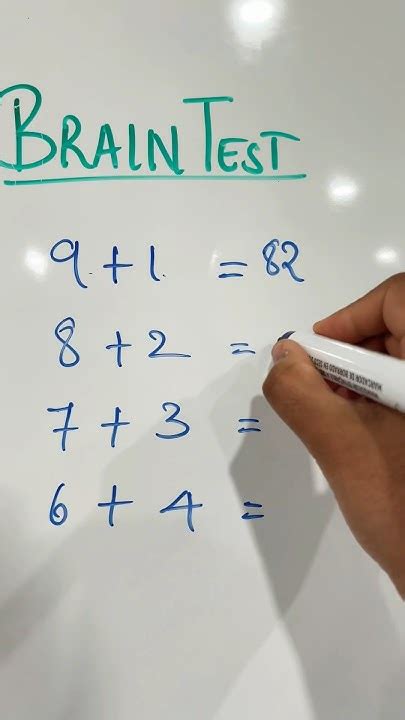 Brain Test Maths Calculation Maths Braintest 2024 Shortvideo Trending Tricks Viral