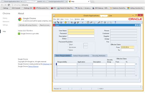Oracle E Business Suite R Google Chrome Browser Access Duh Microsoft Did It Again