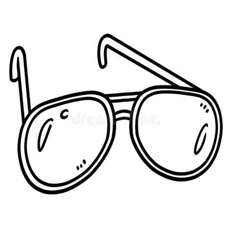 Sunglasses Coloring Page Stock Illustrations 413 Sunglasses Coloring