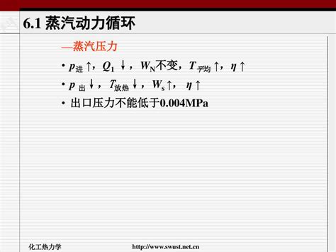 主讲蒋琪英 6 蒸汽动力循环与制冷循环 主讲蒋琪英 Ppt Download