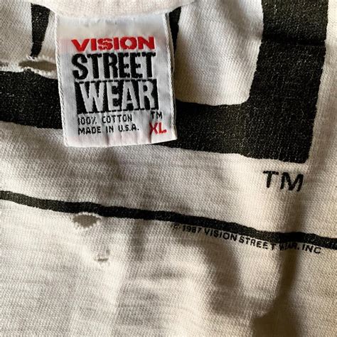 1987 Vision Street Wear Vintage Skate Tee Shirt Zeros Revival