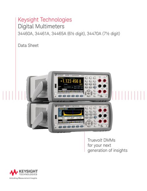 Keysight Technologies Digital Multimeters