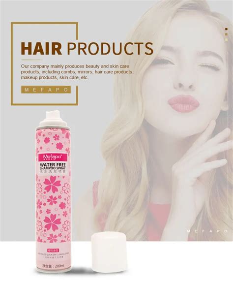 Custom Wholesale Private Label Natural Logo Best Dry Shampoo Spray For