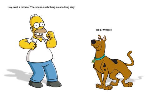 Homer And Scooby Doo By Darkmoonanimation On Deviantart