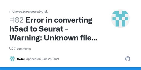 Error In Converting H5ad To Seurat Warning Unknown File Type H5ad