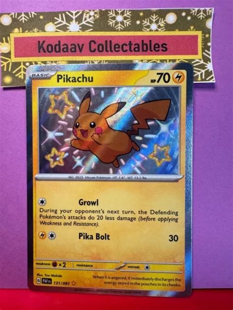 POKEMON PALDEAN FATES Pikachu Baby Shiny PicClick CA
