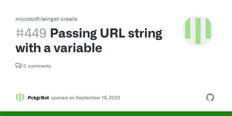 Passing Url String With A Variable · Issue 449 · Microsoftwinget