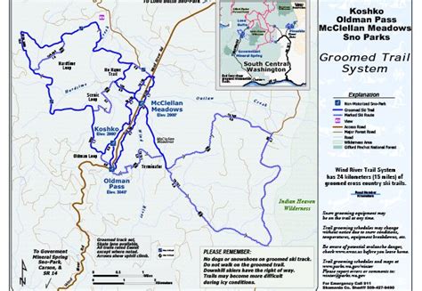 Interactive Sno Park Map Washington State Parks Foundation