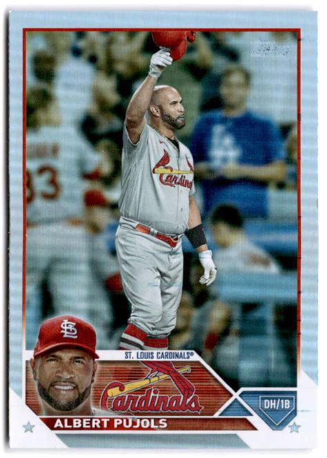 2023 Topps Rainbow Foil 5 Albert Pujols St Louis Ubuy India