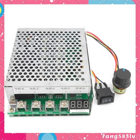 Dc 10 55v 100a 3000w มอเตอร์ควบคุมความเร็ว Pwm ย้อนกลับ ควบคุม ไป