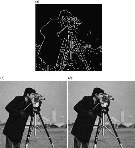 Edge Adaptive Smoothing A Estimated Locations Of Edges In Fig 5a