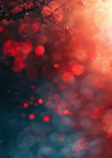 A Vibrant Abstract Background With Bokeh Effects In Warm Colors Wallpaper Image For Free