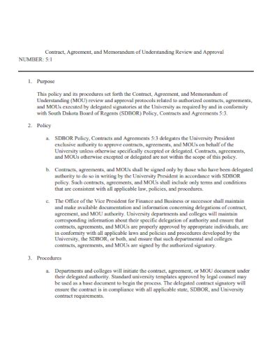 FREE 10 Memo Of Understanding Samples In MS Word Google Docs Pages PDF