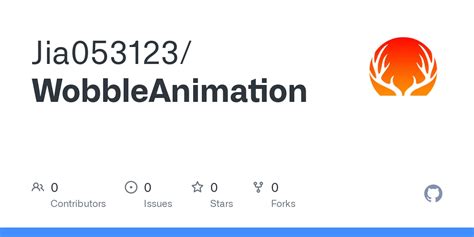 GitHub Jia WobbleAnimation