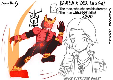 Make Everyone Smile Yusuke Godai Aka Kamen Rider Kuuga By Yours Truly