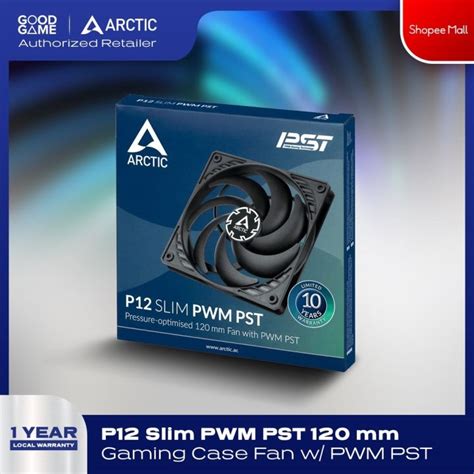 Arctic P12 Slim PWM PST Pressure Optimised 120 Mm Fan With Integrated Y Cable CPU Cooler COD