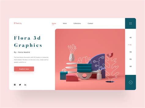 Flora Web Concept Free Sketch Resource Sketch Elements