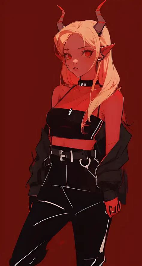 Horned Cyberpunk Girl Stable Diffusion Prompt Midjourney