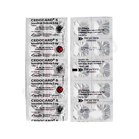 Cedocard 5 Mg Farmaku