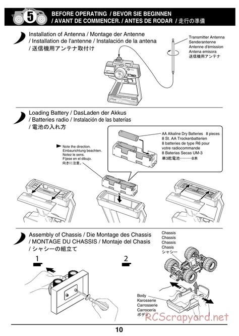 Kyosho Mini Z Monster Truck Instruction Manual • Rcscrapyard