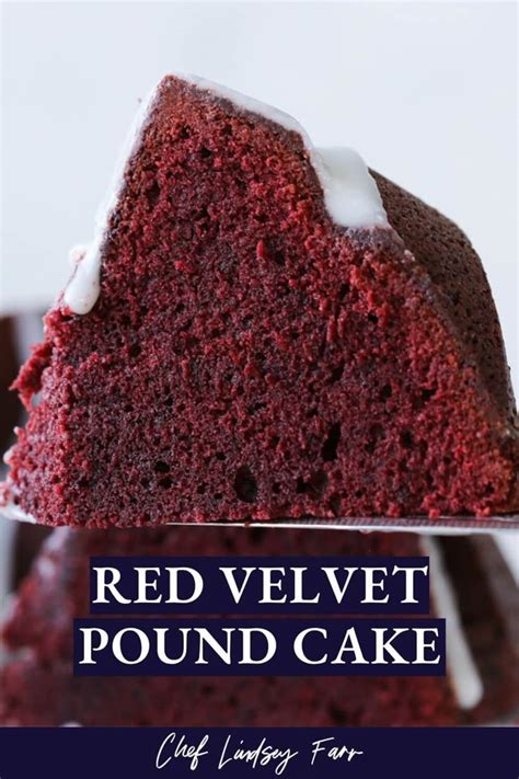 Red Velvet Pound Cake Recipe With Cream Cheese Glaze