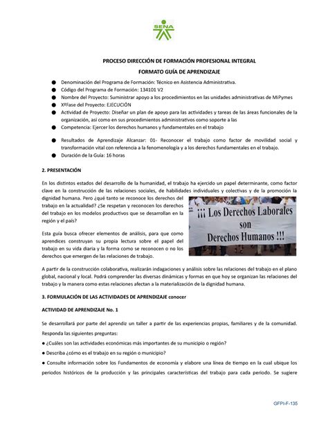 1 Guia de Aprendizaje 1 PROCESO DIRECCIÓN DE FORMACIÓN PROFESIONAL INTEGRAL FORMATO GUÍA DE