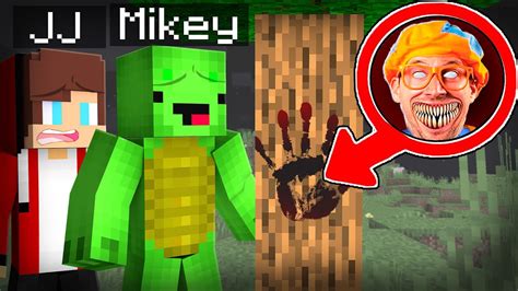 How JJ And Mikey Found The BIGGEST FOOTPRINTS BLIPPI EXE In Minecrat Maizen YouTube