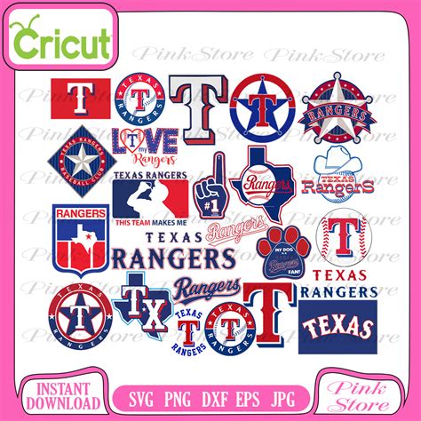Texas Rangers Bundle Texas Rangers Logo Svg Texas Rangers Inspire