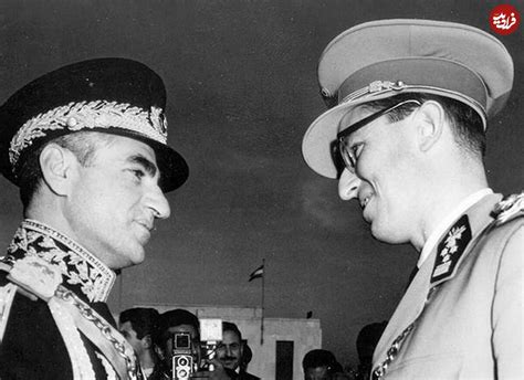 عکس سفر به تهران قدیم؛ دیدار پادشاه بلژیک از تهران؛ سال ۱۳۴۳