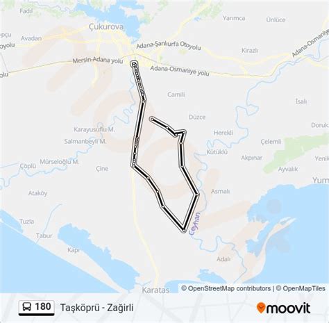 180 Route Schedules Stops And Maps Taşköprü Zağirli Updated