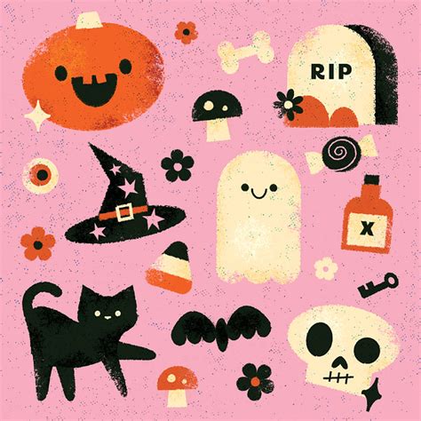Cute Spooky Halloween By Marisa Schoen On Dribbble