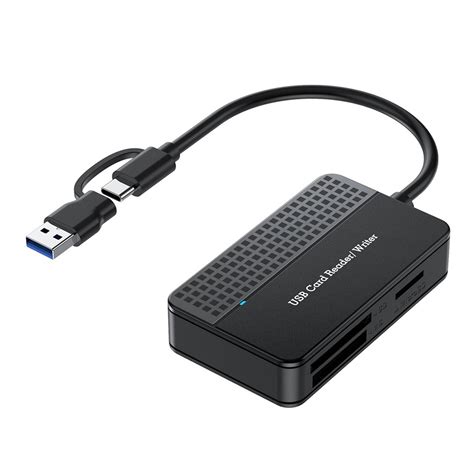 IMCBSTT Reader 4 In 1 TF SD MS Card Reader Multi Card Adapter External For Computer Camera USB