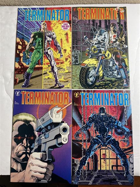 Terminator 1 2 3 4 Nm Complete Set Key 1st Appearance Terminator In