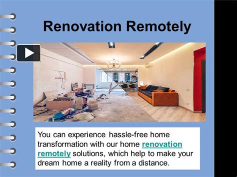 Ppt Renovation Remotely Powerpoint Presentation Free To Download