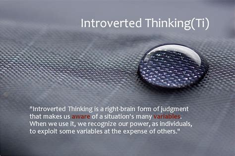 Introverted Thinking Ti