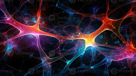 Technology Neuroscience Abstract Abstract Ai Generated 29110273 Stock