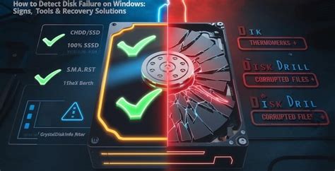 Spot Fix Windows Disk Failure Signs Tools Recovery