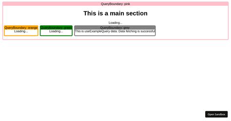 React Query Error Container Codesandbox