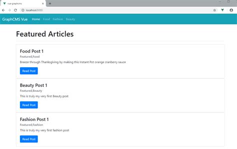 How To Build A Vue Front End For A Headless Cms — Sitepoint