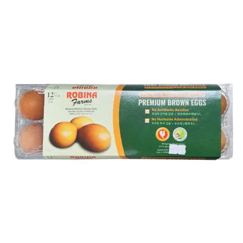 Large Brown Eggs 12pcs By Robina Farms Lazada Ph