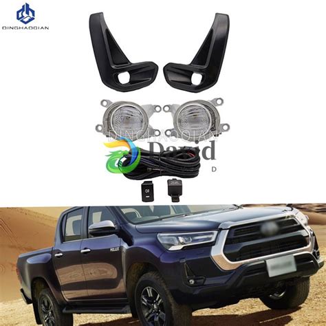 1Set Auto Lighting For Toyota Hilux Revo Rocco 2020 2021 2022 Car Front