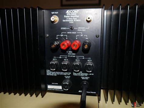 Adcom Gfa 555 Mkii 200wpc Power Amp In Showroom Condition Sale