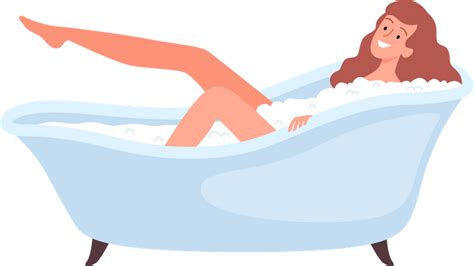 Best Premium Male Taking Bathing Illustration Download In Png And Vector Format