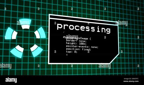 Programing Coding Process On Terminal Control Panel Data Processing