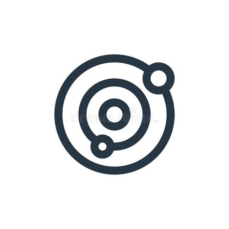 galaxy icon vector from science concept thin line illustration of