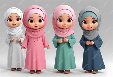 Muslimah Character Hijab Fashion Modest Clothing Islamic Woman Muslim